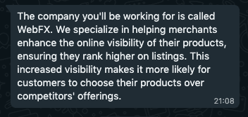 The Remote Job Scam on Whatsapp | The Blog of Dimi